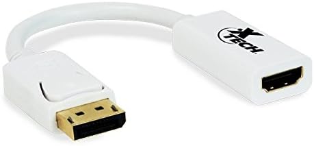 Amazon.com: Xtech Americas Adaptador Displayport macho a HDMI hembra, compatible con ultra alta ...