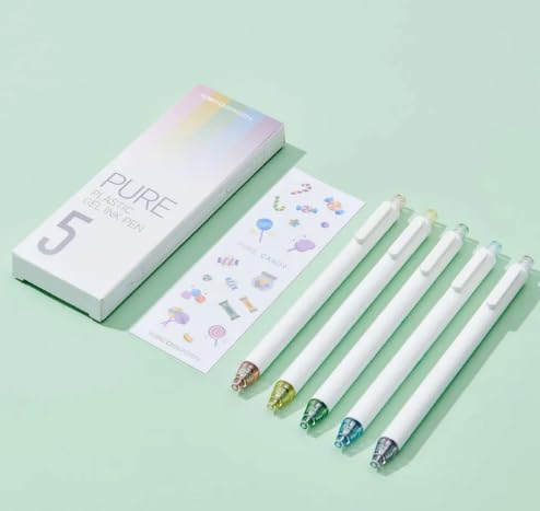 Scooboo Kaco Pure Candy Series Gel Pens (Black Set Of 10) : Amazon.in ...