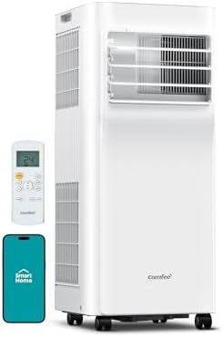 COMFEE’ 9000 BTU Portable Air Conditioner App Control with Dehumidifier ...