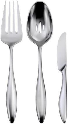 Amazon.com | Oneida Lyric 3-Piece Flatware Serving Set: Serving Sets
