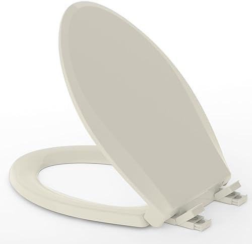 Toilet Seat Elongated, Quick-Release Hinges, Slow-Close, Easy to Clean ...
