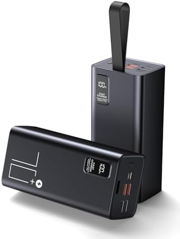Power Bank 80000mAh, PD 30W & QC 3.0 Fast Charging Battery Pack, USB C ...