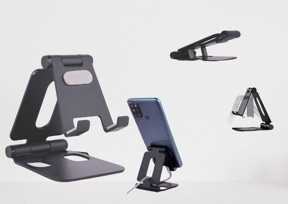 Flexible Folding Phone Stand, 3 Angles, Fits Smartphones, Minimal ...