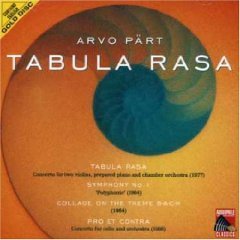 Arvo Part - Tabula Rasa (Audiophile Gold Disc) - Amazon.com Music