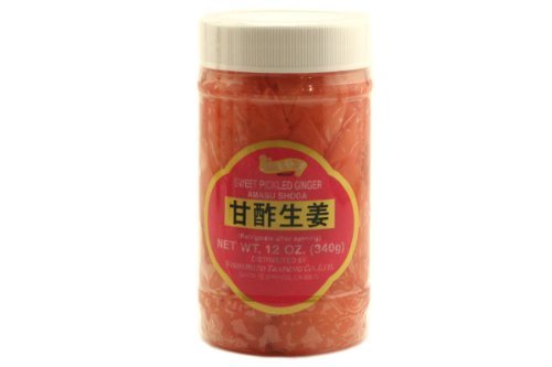 Amazon.com : Amasu Shoga (Sweet Pickled Ginger) - 12oz by Shirakiku. by ...