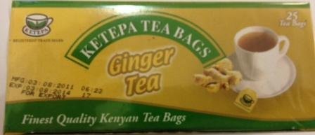 Amazon.com : Kenya Tea - Ketepa Tea Bags Ginger Tea - 25 Bags : Grocery ...