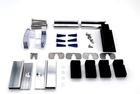 Basco ECPPCLC51SV Classic semi-frameless sliding shower door parts ...