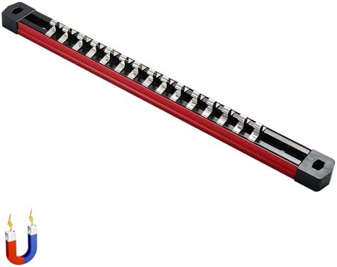 Amazon.com: ALOANES 1/4-Inch Drive Magnetic Socket Organizer, Heavy ...