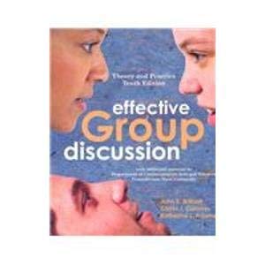 Amazon.com: Effective Group Discussion: Theory and Practice ...