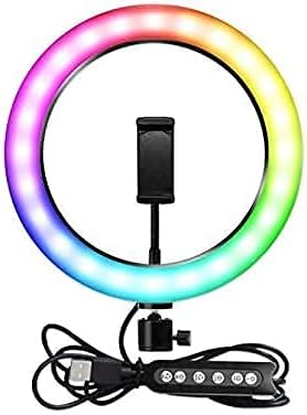 RGB Ring Light - 12 inches Big Ring Light (MJ33) 3 Brightness Level for Camera Photo Studio LED ...