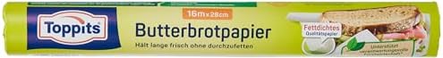 Toppits 2049643 Butterbrotpapier, 16m : Amazon.de: Drogerie & Körperpflege
