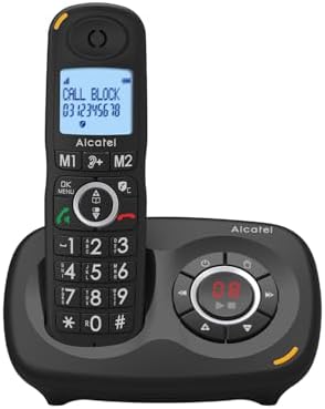 Alcatel XL595 Voice Cordless Phone with Answering Machine - Landline ...