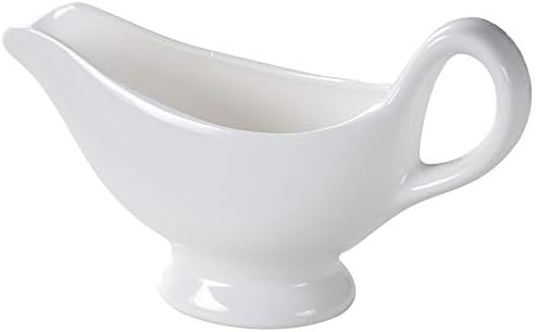 Amazon.com | TripDock 1 Pack Porcelain Gravy Boat, 18 oz Easy Pour ...