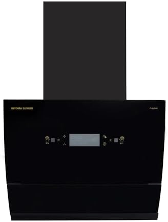 Kutchina Slender 90 Angular Chimney for Kitchen | 3rd Gen Dry Autoclean ...