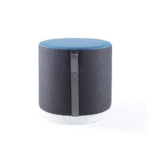 Sunon Flower Round Stool Pouf Wooden Leg Vanity Stools : Amazon.in