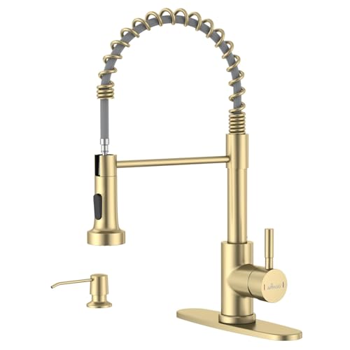32 Gold Kitchen Faucet Fixtures That Are Totally In Style