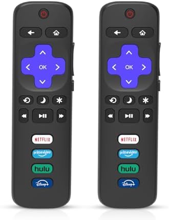 Amazon.com: 【Pack of 2】 Replacement Remote Control for Roku TV ...