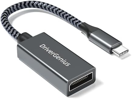 DriverGenius USB-C to DisplayPort Adapter 8K 60Hz (DP Alt Mode) - USB ...