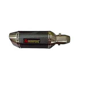 Alleykat Akrapovic Universal Exhaust for All Bikes Silencer for Bike ...