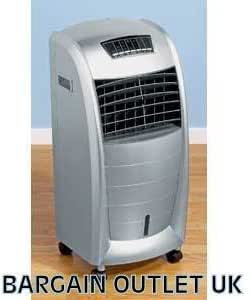 CHALLENGE AIR COOLER AND HEATER,SILVER,HUMIDIFIER,REMOTE & WITH 2 ICE ...