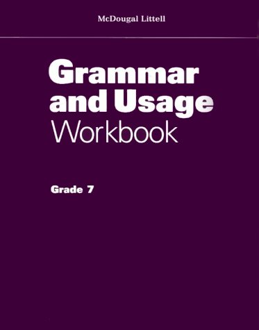 Grammar Usage Workbook: Grade 7: McDougal, Littell: 9780395863923 ...