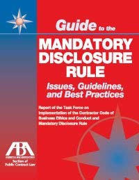 Guide to the Mandatory Disclosure Rule: Issues, Guideline and Best ...