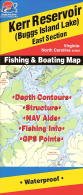 Kerr Reservoir (Buggs Island Lake) East Section Fishing Map (North ...