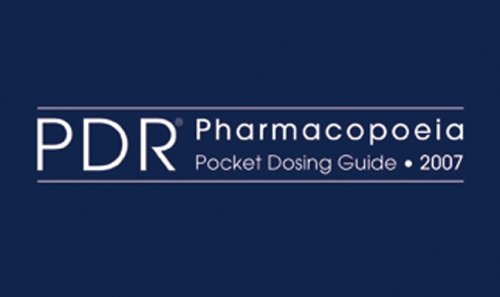 PDR Pharmacopoeia Pocket Dosing Guide 2007: Physicians Desk Reference ...