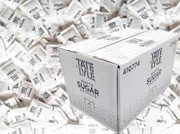 T&L White Sugar Sachets 2.5kg (1000s) - Premium Sugar Packets for ...