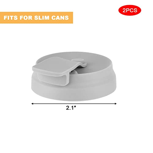 Snapklik.com : CM Silicone Slim Can Lids Beverage Can Lid Cover ...