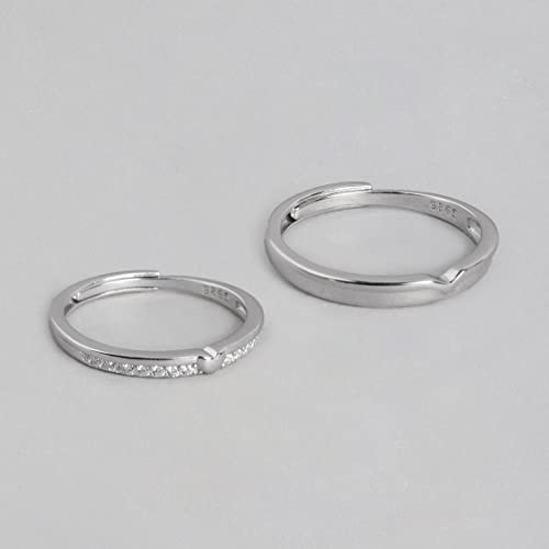 Buy ZAVYA 925 Pure Silver Ring Combo With Certificate of Authenticity ...