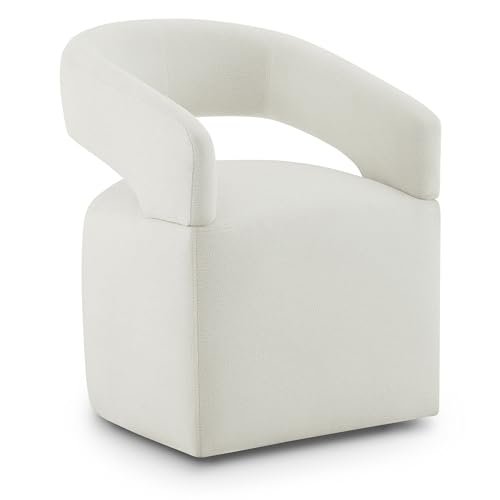 Ivory Barrel Chairs for Living Room - Soul & Lane