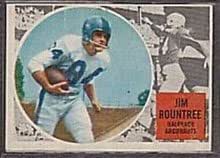 1960 Topps CFL (Football) Card# 75 Jim Rountree of the Toronto ...