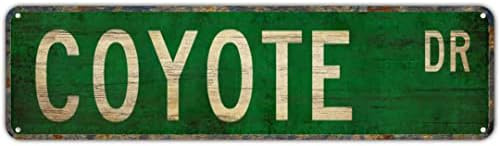 Amazon.com: Vintage Decor Wall Signs Coyote Coyote Gift Coyote Sign ...