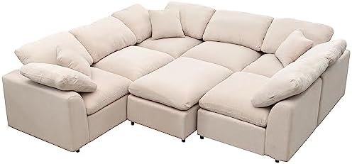Amazon.com: GlimBiz Oversized 9 Seat Modular Convertible Sectional Sofa ...