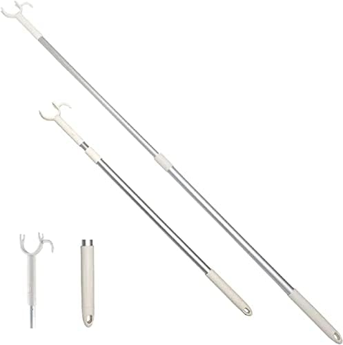 Amazon.com: Long Reach Stick with Hook Telescoping Long Reach Closet ...