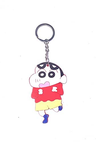 RK Basics Double sided Rubber key Shin Chan, Running Shinchan Keychain ...