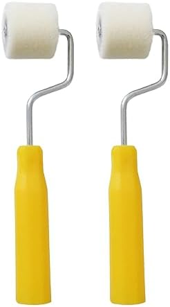 2 PCS Mini Rouleaux à Peinture Laine, Cheveux Courts Extra Petit ...