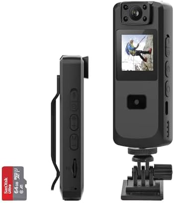 Amazon.com : Body Camera, Wireless FULL 1080P Body Wearable hidden ...