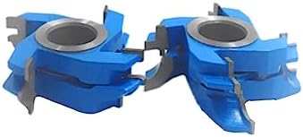 CO-CUTTNER 4pcs Shaper Cutters Carbide Tipped with 4-wing Stile & Rail ...