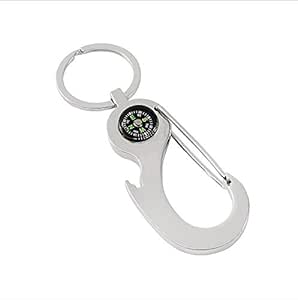 Amazon.com: Key Ring Helmsman Rudder Compass Keychain Metal Key Holder