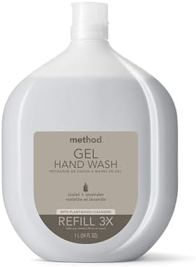 Amazon.com: Method Premium Gel Hand Wash Refill, Violet + Lavender, 34 ...