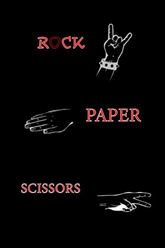 Amazon.com: Rock Paper Scissors: Alternative Rock Blank Line Journal ...