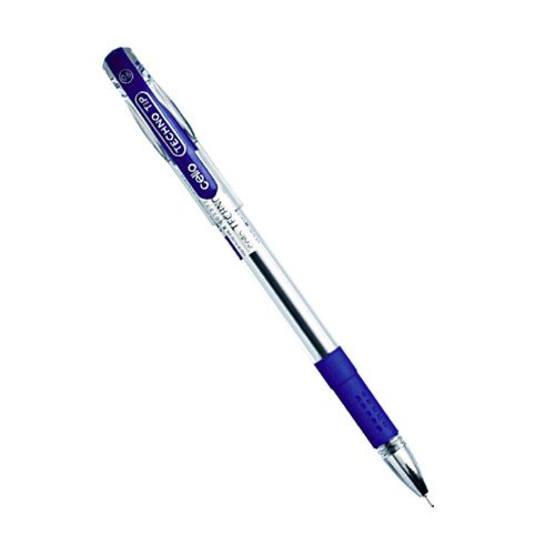 Cello Techno Tip Ballpoint Pens(Blue) Pack of 10-5 Packs (50 pcs ...