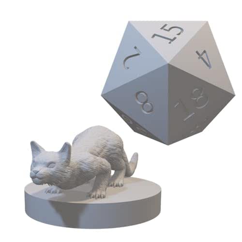 Amazon.com: Set of 5 Small Animal Miniatures for DND Pathfinder RPG ...