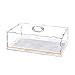 Amazon.com: GENMOUS Acrylic Rectangular Cake Tray, Cake Stand Plate ...