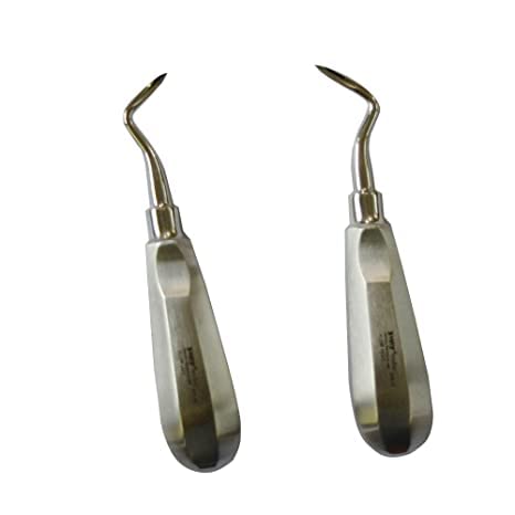 SS WHITE – Dental Root Elevator Flohr Left S35-05 And Right S35-07, Root Elevator L-R Set ...