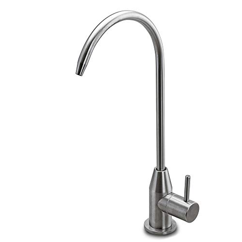 One-way tap stainless steel solid for reverse osmosis and water filter ...