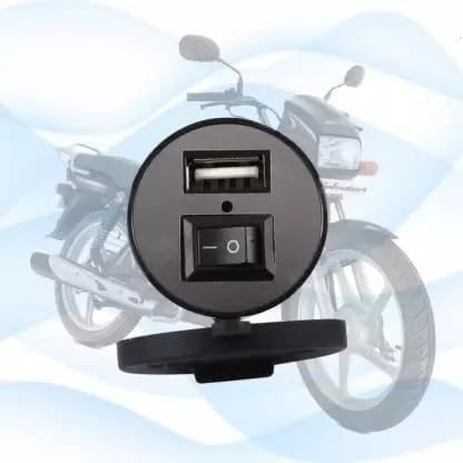 Autofasters USB 12v Mobile Charger for Bikes (Fast Charging ON/Off ...