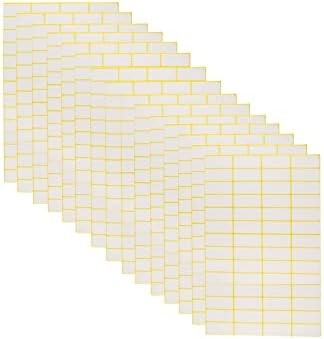 Matte White Sticky Labels Stickers - 13x38mm Small Sticky Labels Self ...